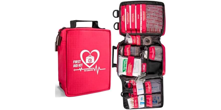 First Aid Kit with Labelled Compartment