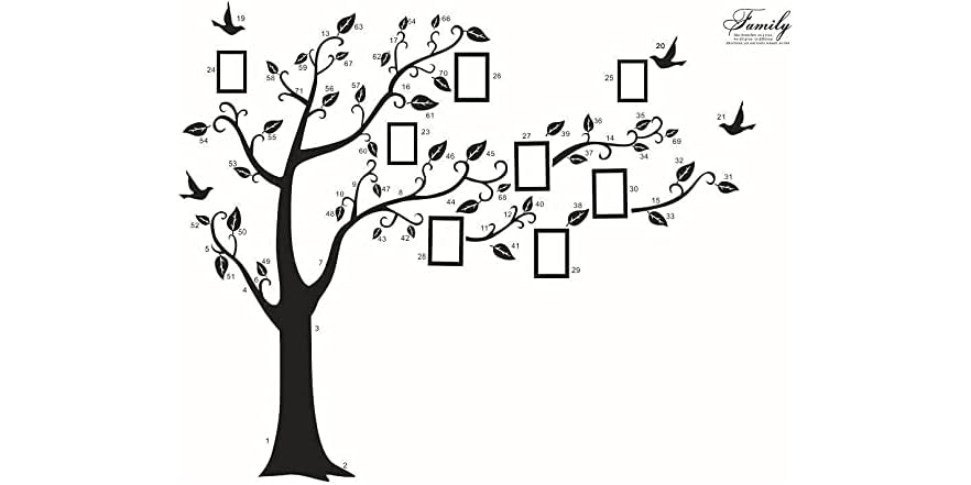 Memory Tree Wall Sticker