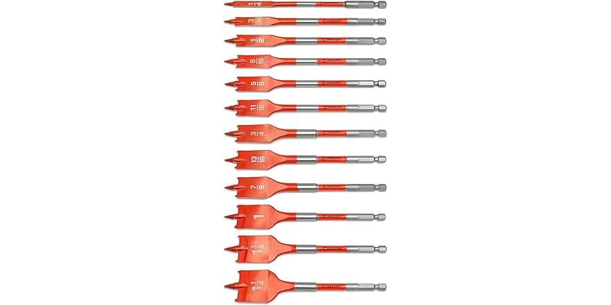 Crescent 12 Piece Screw Point Paddle Dri