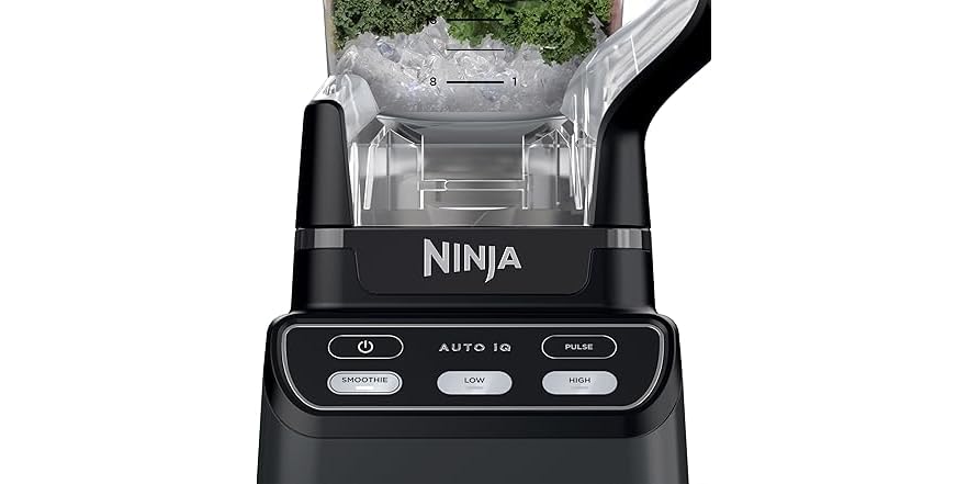 Ninja Smoothie iQ Blender, 1400 Watt Max, 70 oz Jug, Auto-iQ (Open Box)