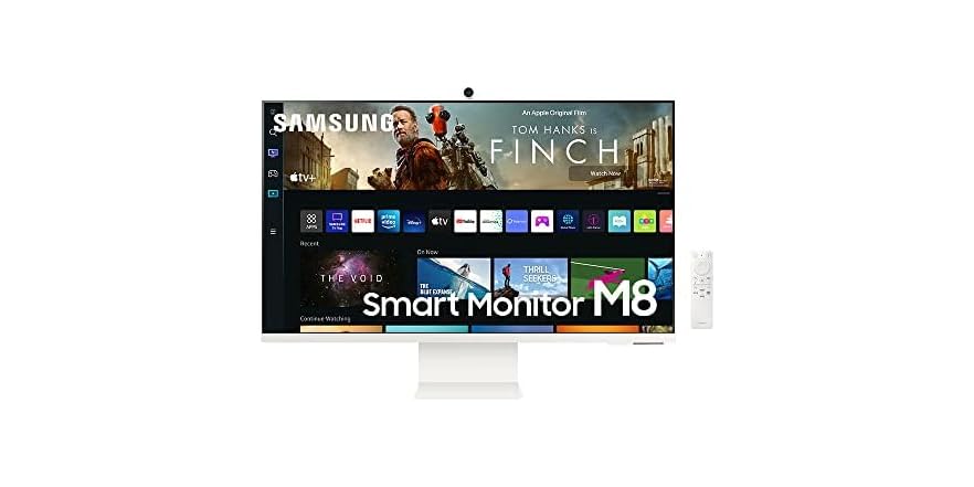 Samsung 32" M80C 4K Smart Monitor | Warm White (Open Box)