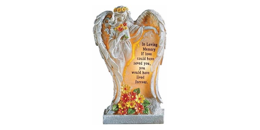 10" Solar Remembrance Angel