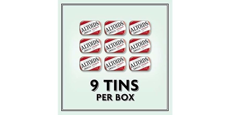 ALTOIDS Sugar-Free Mints Pack of 9