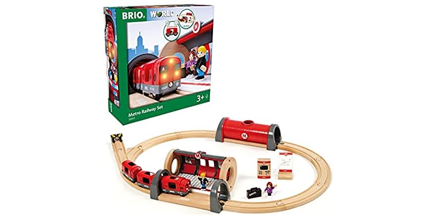Brio 33513 Metro Railway Set, 20 Piece