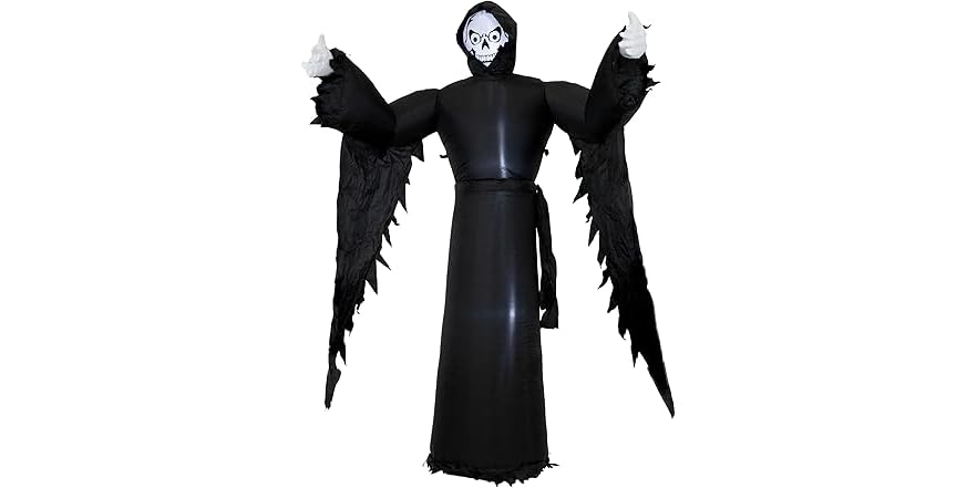 Sunnydaze 7 ft Grisly Grim Reaper Inflatable