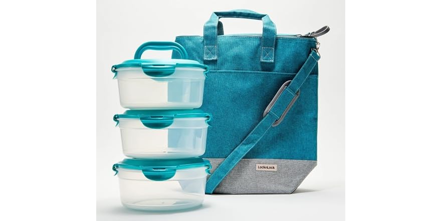 LocknLock Insulated Tote Bag w/Containers