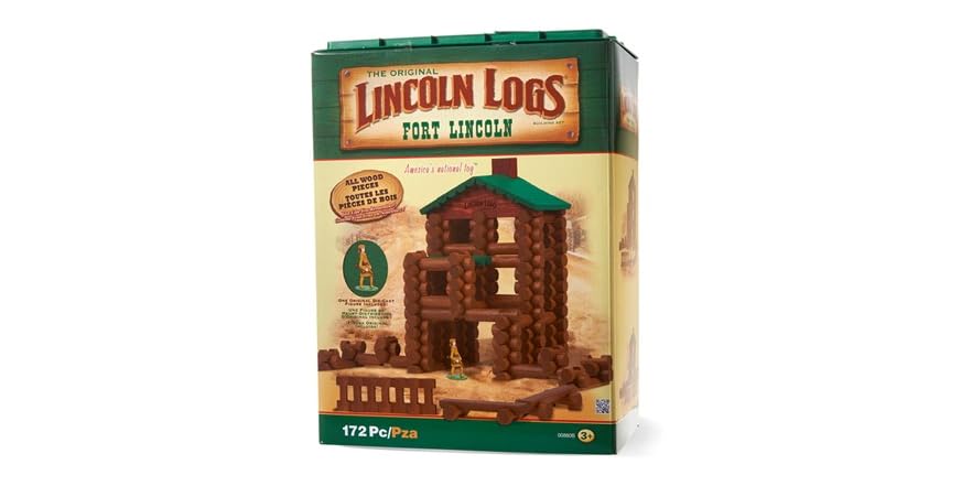 Lincoln Logs 172pc Wooden Building Set