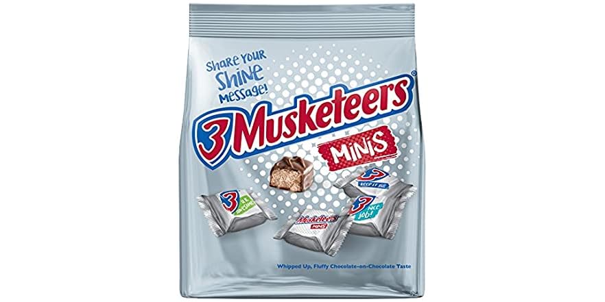 3 Musketeers 3 MUSKETEERS Chocolate Minis Size Candy Bar