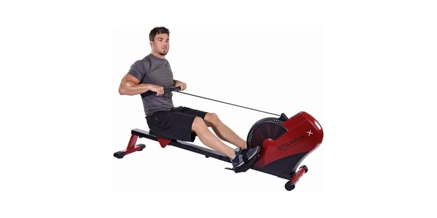 Stamina ATS Air Rower Machine - Red