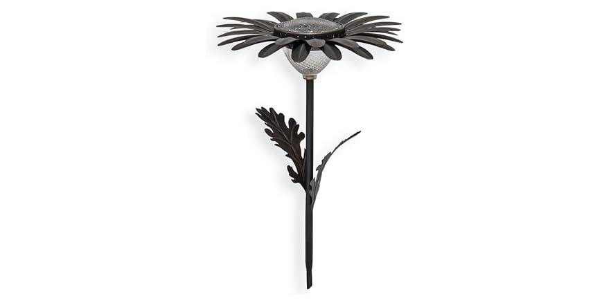 Desert Steel Daisy LED Solar Garden Light