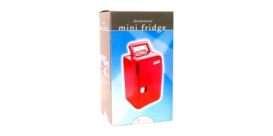 Vector Deskmate Mini Fridge Red