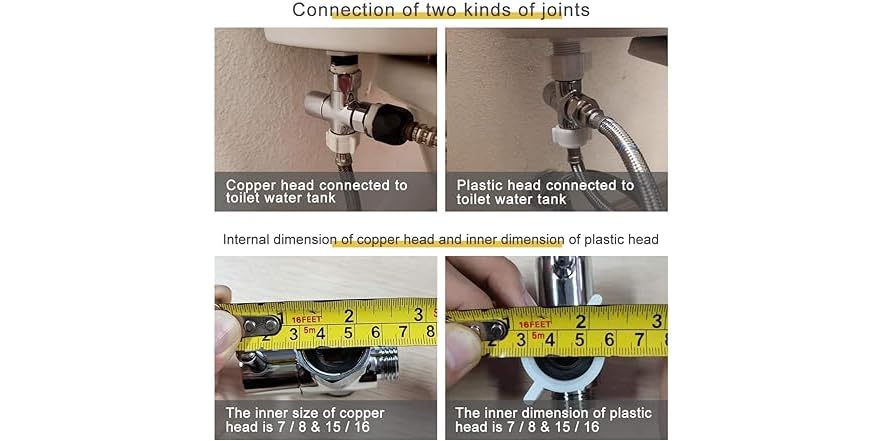 Bidet T Adapter with Shut-off Valve