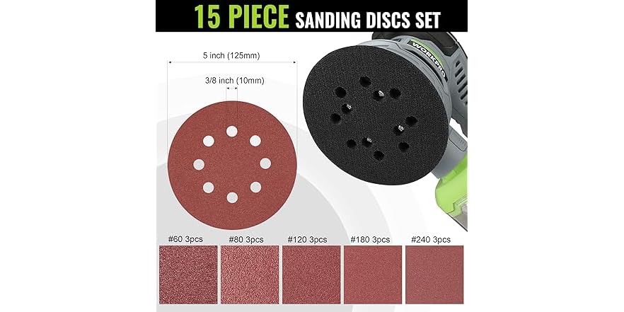 WORKPRO 5-Inch Random Orbit Sander