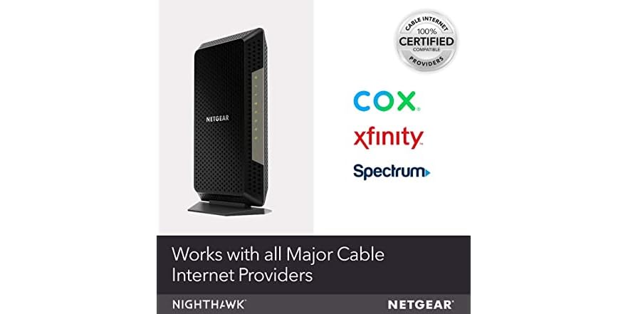 NETGEAR Nighthawk Cable Modem CM1200 (Open Box)