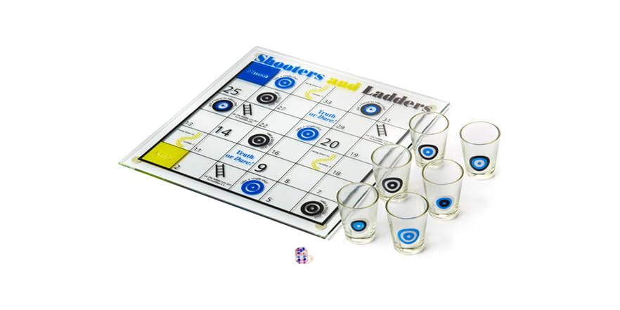 Shoots & Ladders Shot Glass Game