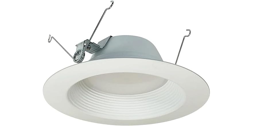 Nora Lighting Round Baffle, White