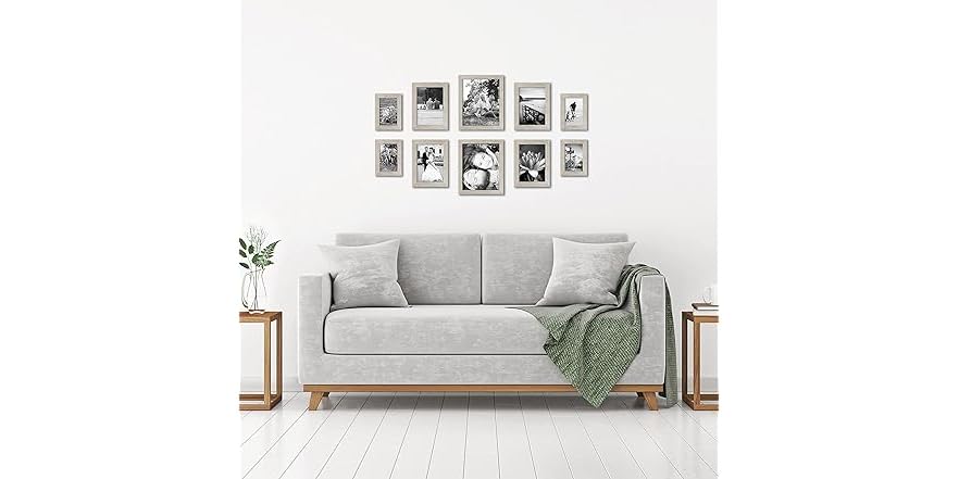 Americanflat 10 Piece Gallery Wall Frame Set