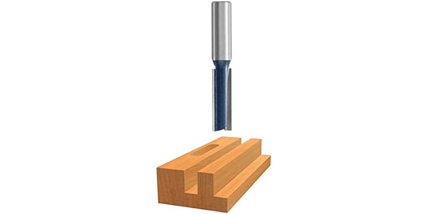 BOSCH Carbide 2 Flute Straight Bit