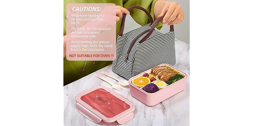 Porzu Bento Lunch Box (Pink)
