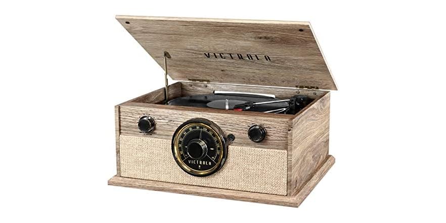 Victrola 4-in-1 Cambridge Bluetooth Turntable with FM Radio