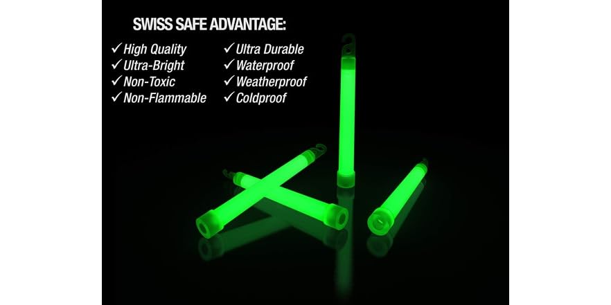 Premium Emergency Glow Sticks (12-Pack)