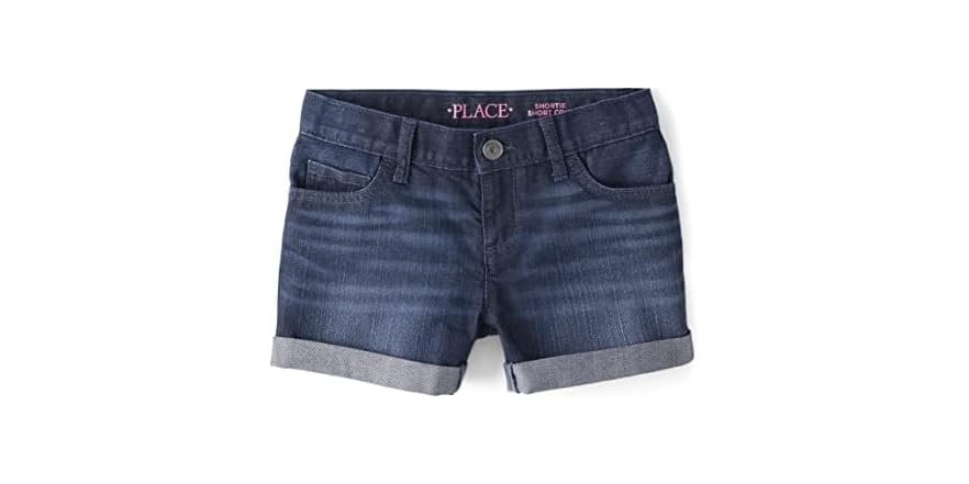 TCP Girl's Roll Cuff Denim Shortie