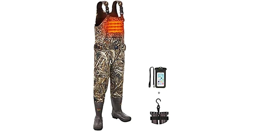 TIDEWE Men's Hunting Waders Heated 800G