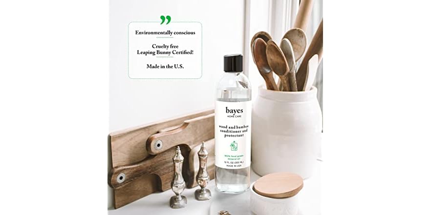 Wood & Bamboo Conditioner and Protectant