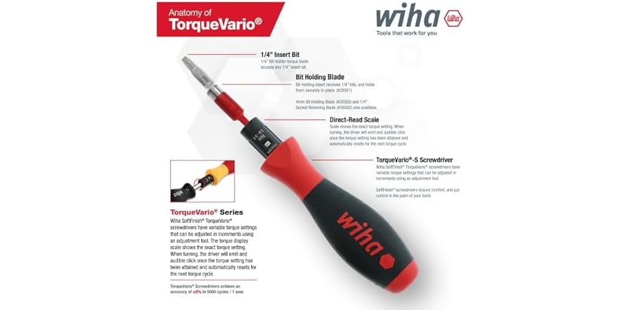 Wiha 28589 Torque Control Set, 59 Piece