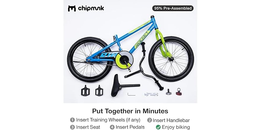 Chipmunk Kids Bike 18-Inch