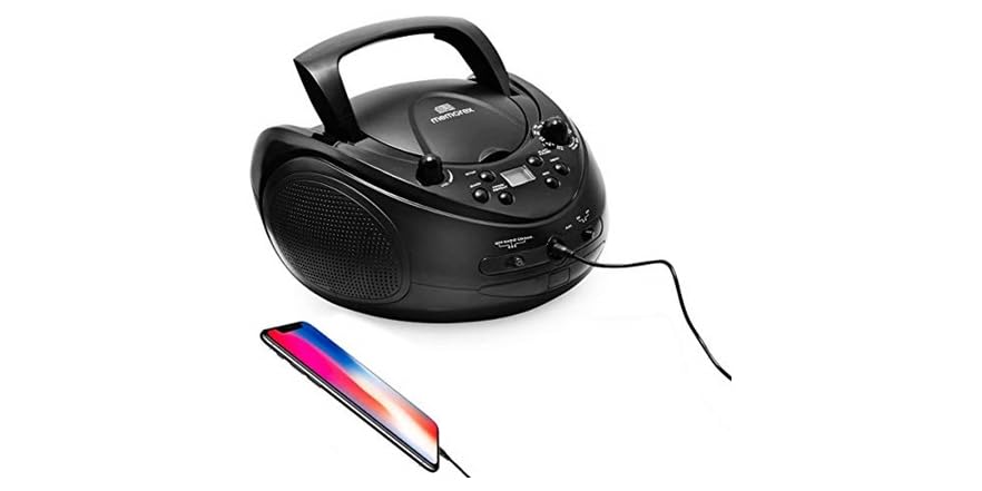 Memorex Portable CD Boombox with AM FM Radio