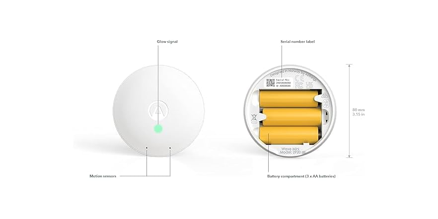 Airthings-292 Wave Mini Air Quality, (TVOC) Sensor
