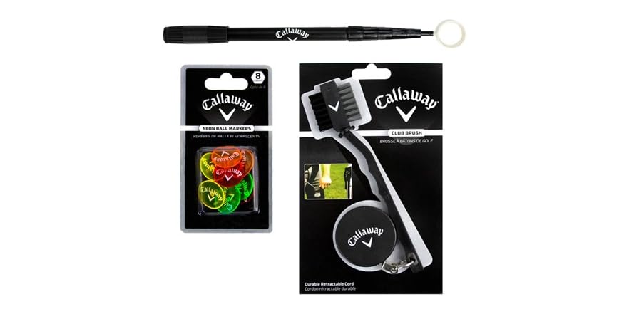 Callaway Golf Accessory Set, Black
