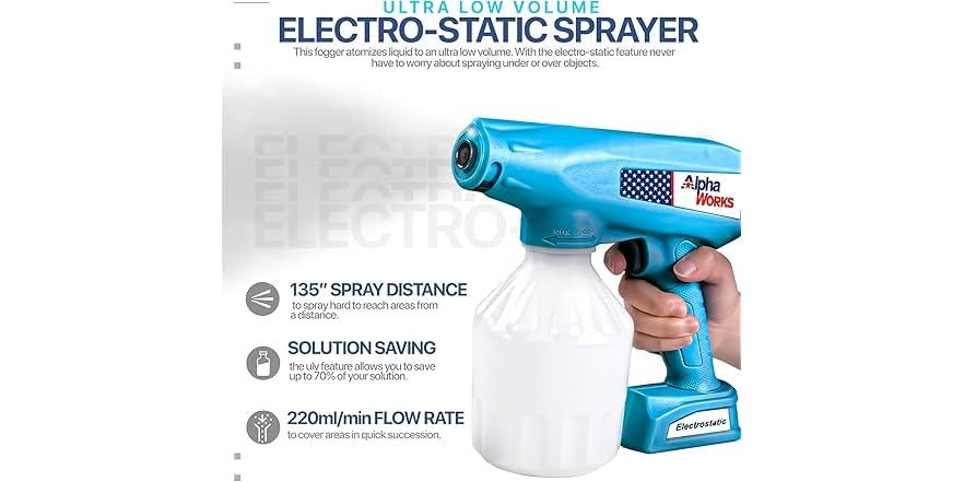 Disinfecting Nano ULV Sprayer Handheld