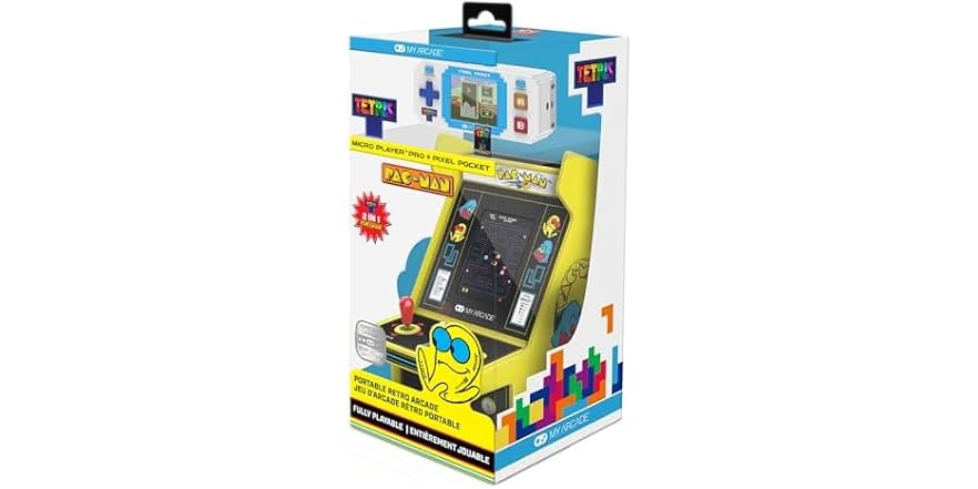 My Arcade Pac-Man Micro Player and Tetris Pixel Player