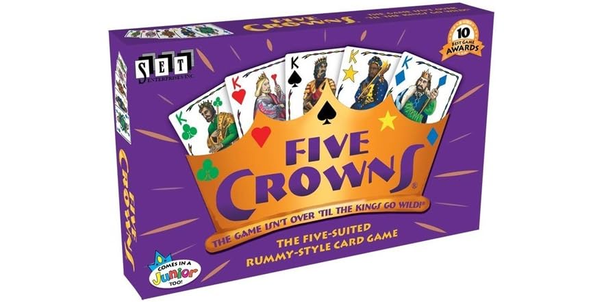 SET Enterprises Five Crowns Card Game