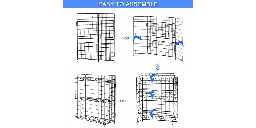 TISEMENT 3-Tier Countertop Snack Rack