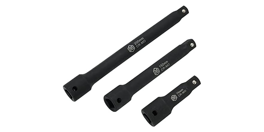 MichaelPro 1/2-Inch Drive Impact Extension Bar Set