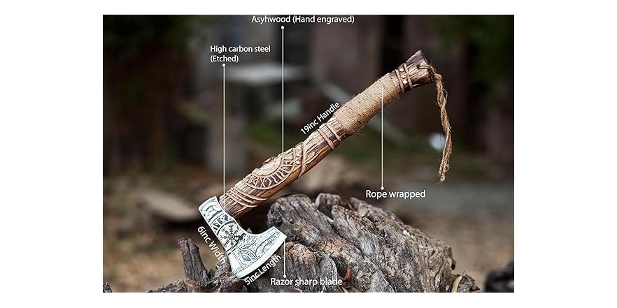 Handmade Viking Battle Axe