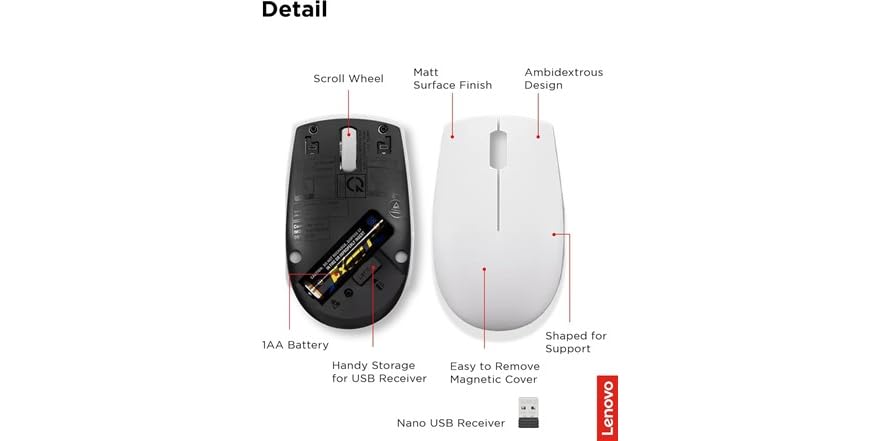 Lenovo 300 Compact Wireless Mouse