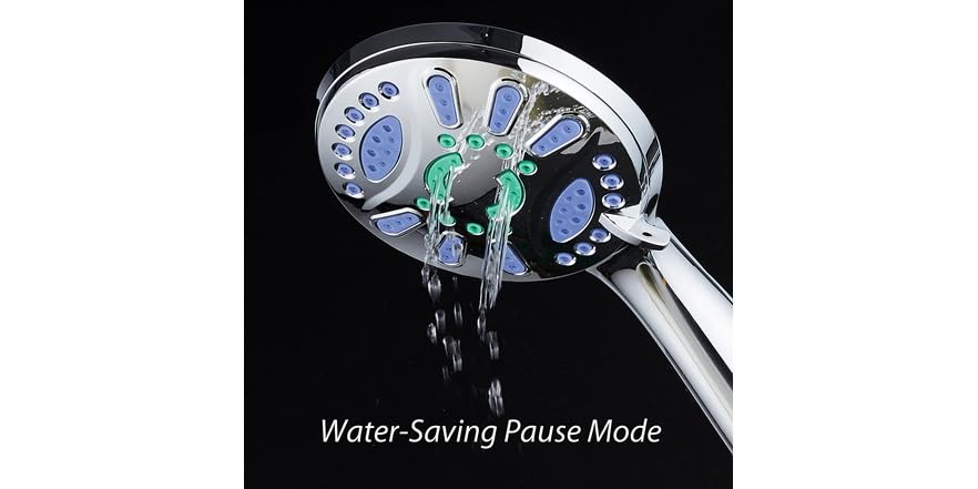AquaStar 4.3" 6-Setting High Pressure Hand Shower