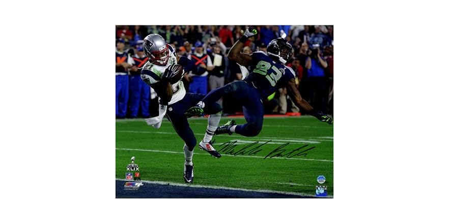 Malcolm Butler Signed Superbowl 49 Int 8X10 Photo