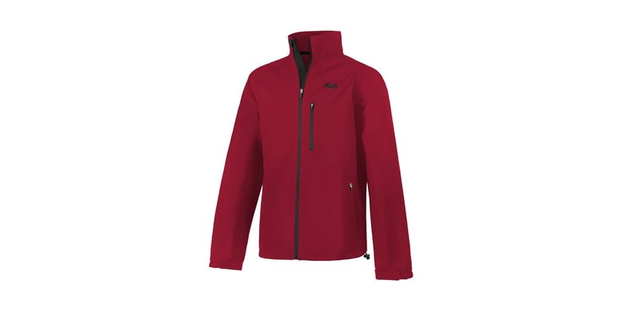 Fila Softshell Bonded Jacket - Red/Black