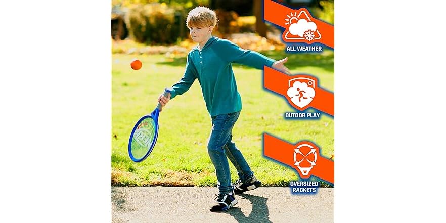 NERF Driveway Tennis Set for Kids