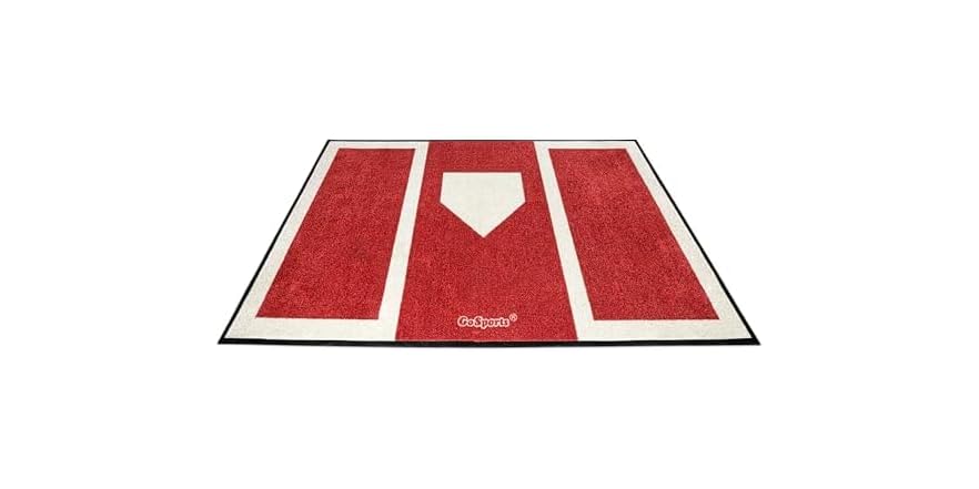 GoSports Hitting Mat Batting Stance 6x4 ft