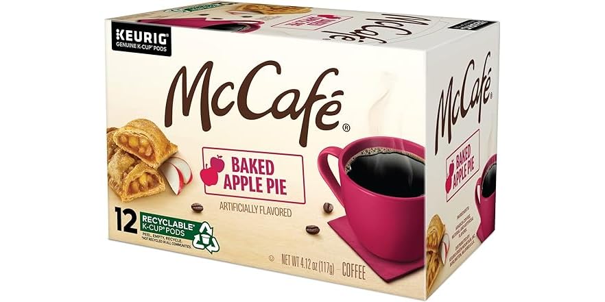 72ct McCafe Baked Apple Pie Coffee, K-Cups