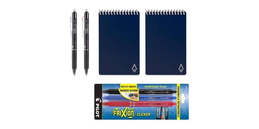 2Pk Rocketbook Mini Smart Notebook with 5 Pens