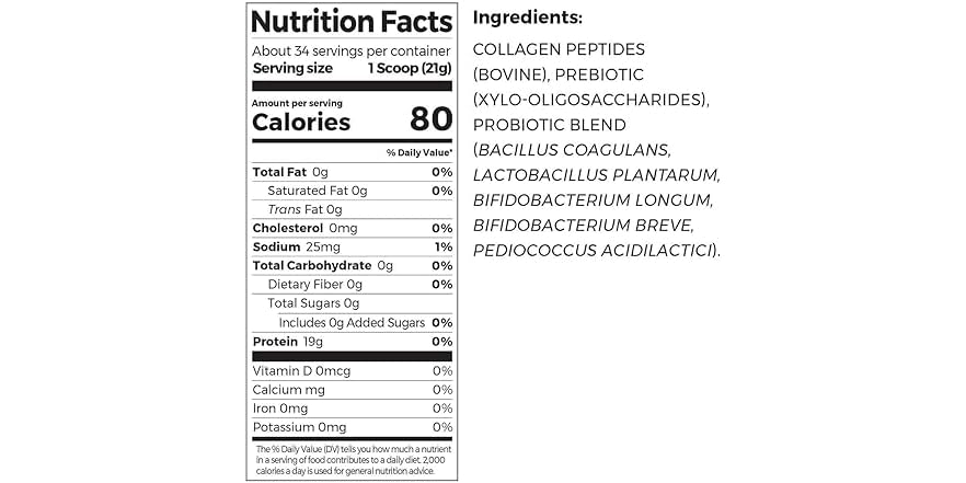 Orgain Collagen Peptides + Probiotics,1.6 lbs