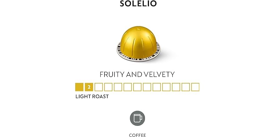 Nespresso Capsules VertuoLine, Solelio (60 Count)