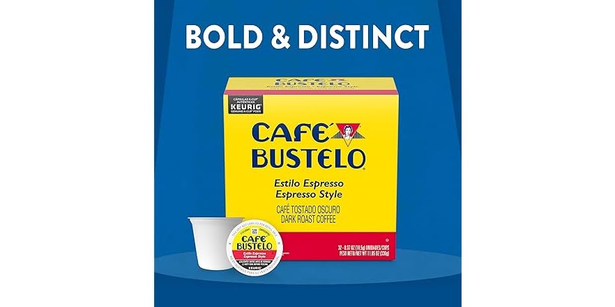 Café Bustelo Espresso K-Cups, 32ct